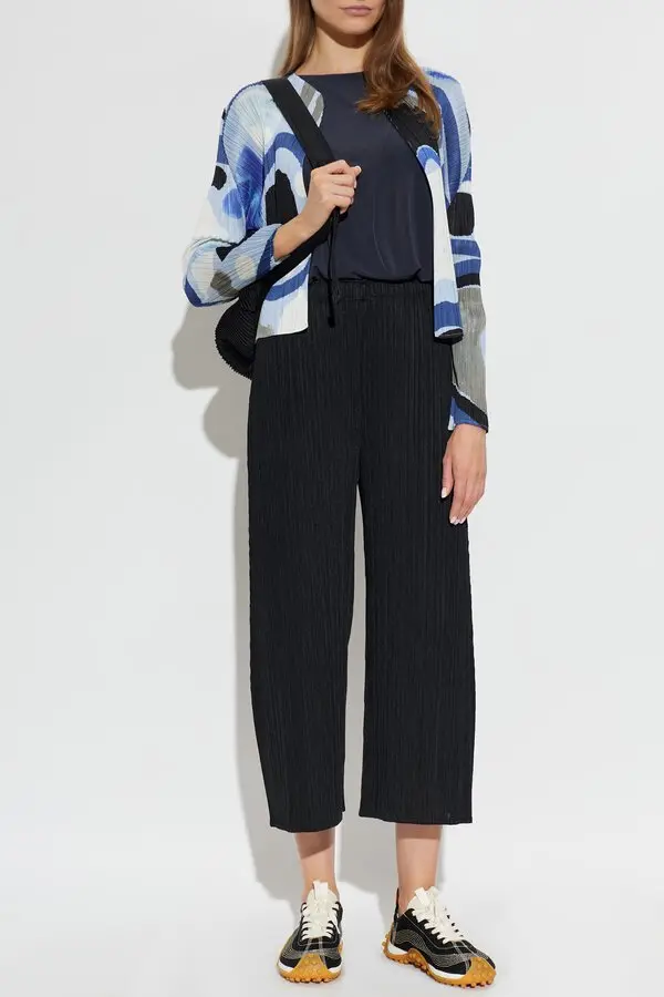 Issey Miyake Pleated Cardigan