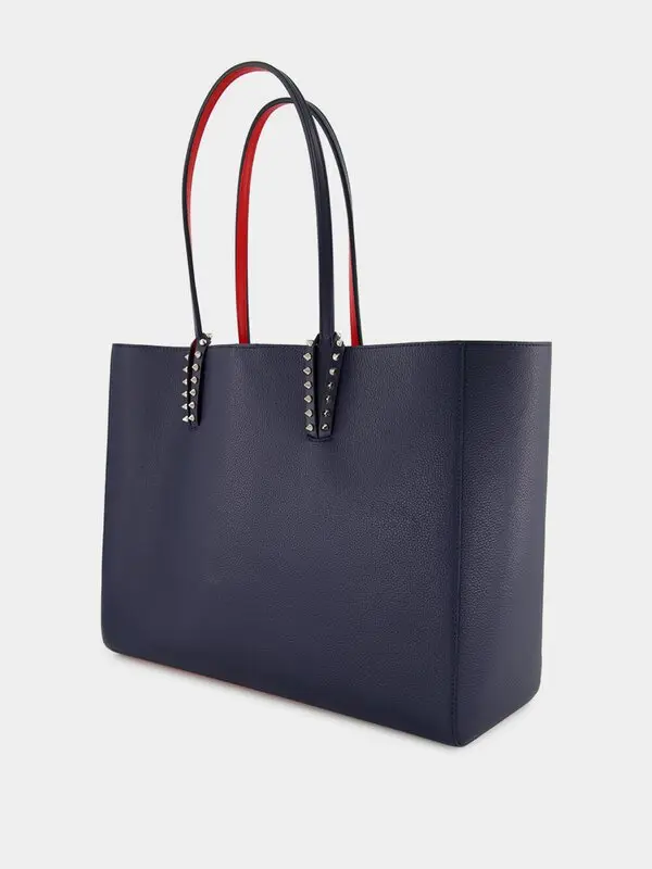 CHRISTIAN LOUBOUTIN Zaffiro Cabata Large Leather Tote