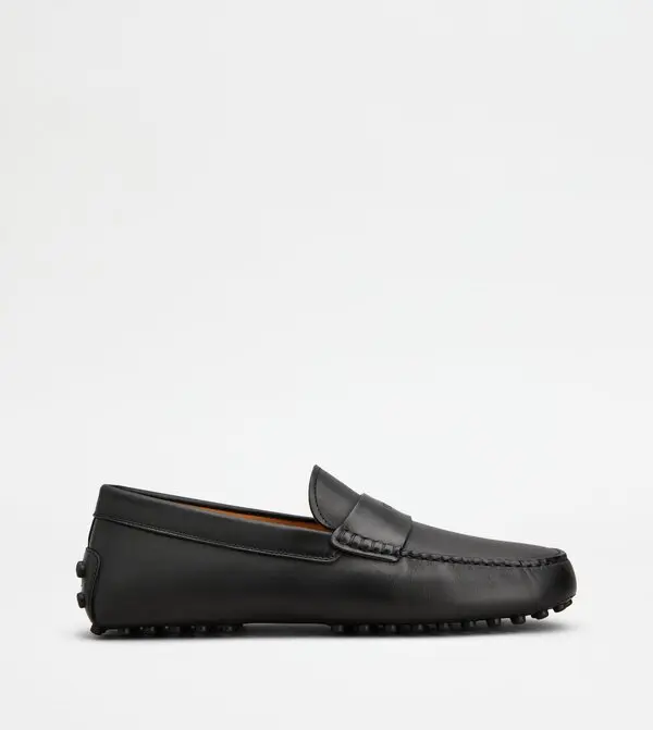 TOD'S Gommino Loafers In Leather - Black