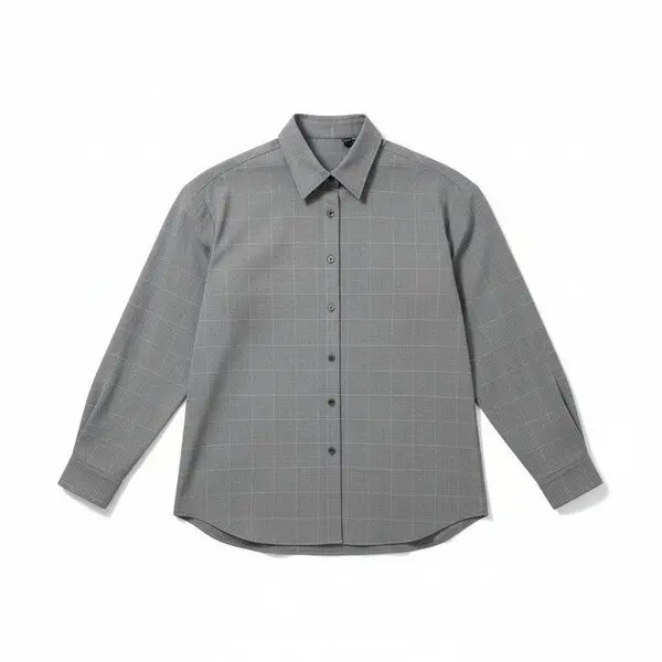 LUÚM Montclair Windowpane Suiting Button-down Shirt