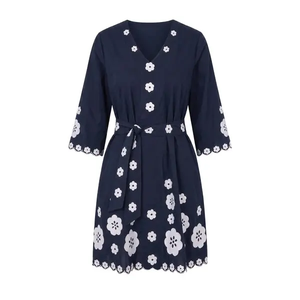Adrift Clothing Sacha Shift Dress - Blue