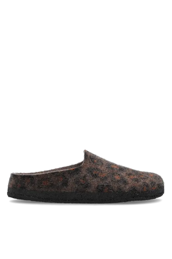 BIRKENSTOCK Amsterdam Wrapped Dip Slippers - Brown
