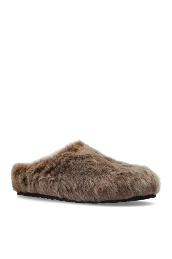 BIRKENSTOCK Amsterdam Wrapped Shearling Os’ Slides