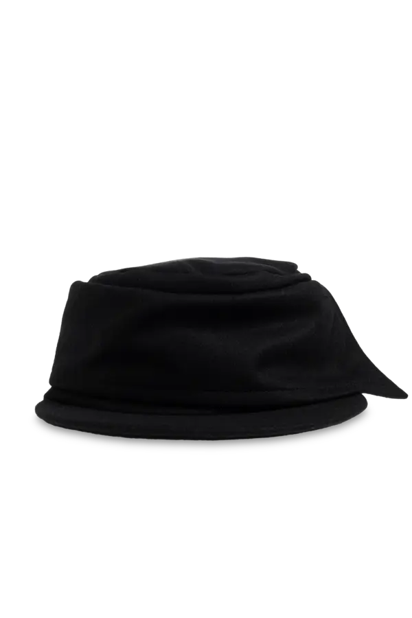Yohji Yamamoto Wool Baseball Cap - Black