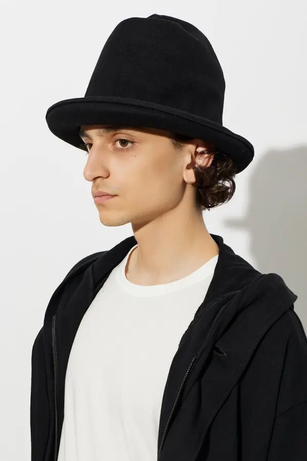 Yohji Yamamoto Wool Hat - Black