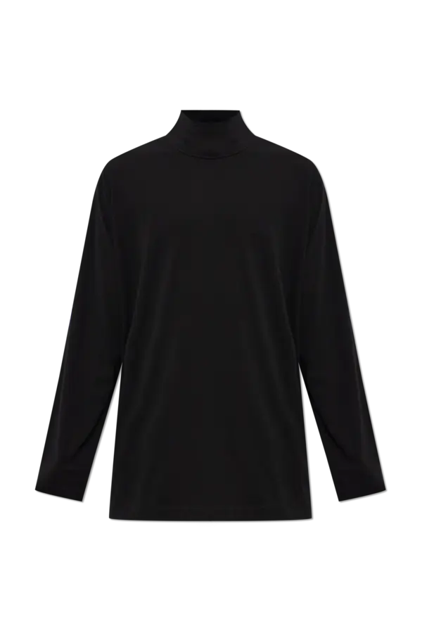 Yohji Yamamoto T-shirt With A Stand-up Collar