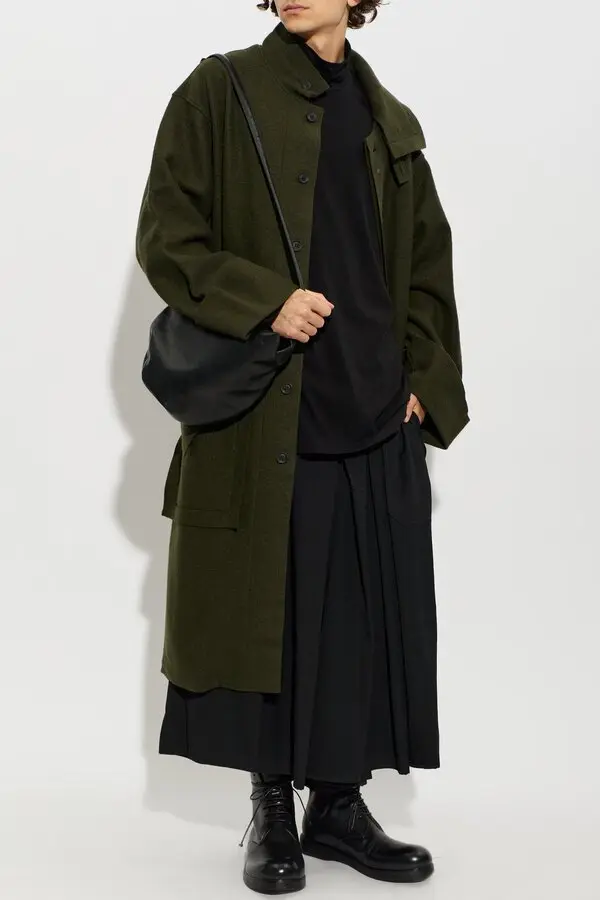 Yohji Yamamoto T-shirt With A Stand-up Collar