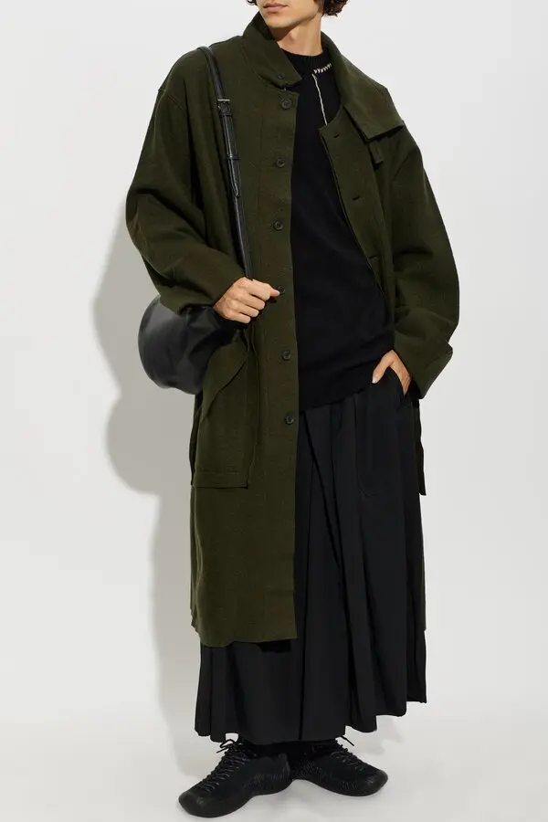 Yohji Yamamoto Wool Sweater With Raw Finish