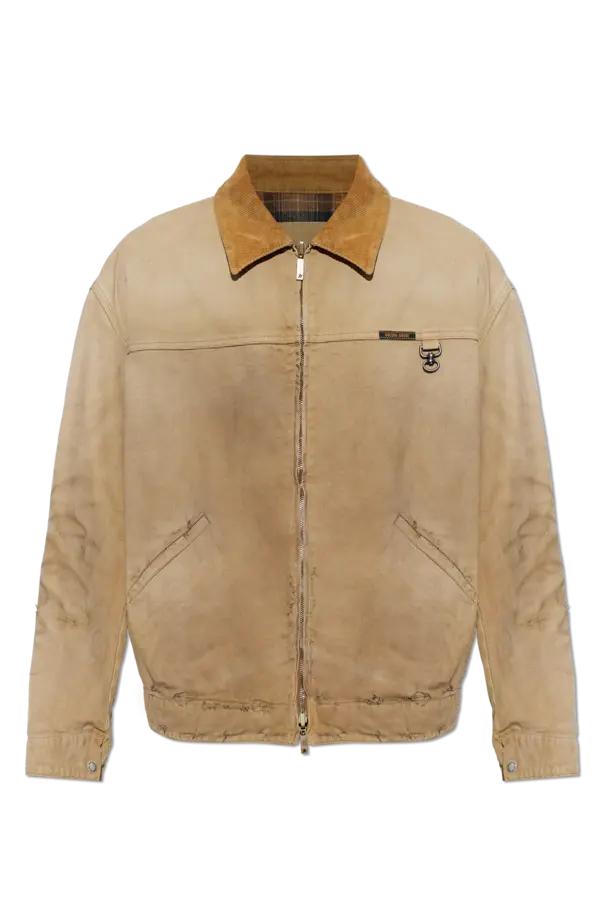 GOLDEN GOOSE Reversible Jacket With Distressed Details