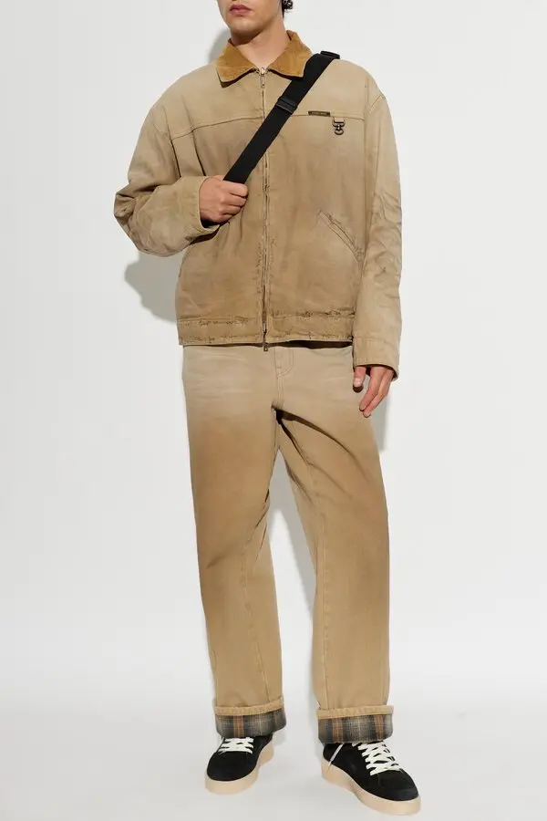 GOLDEN GOOSE Reversible Jacket With Distressed Details