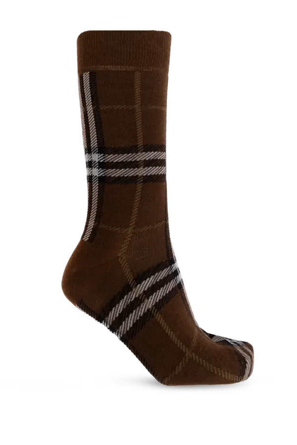 Burberry Tartan Patterned Socks