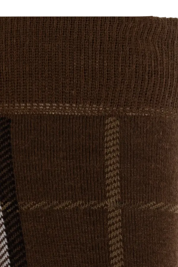 Burberry Tartan Patterned Socks