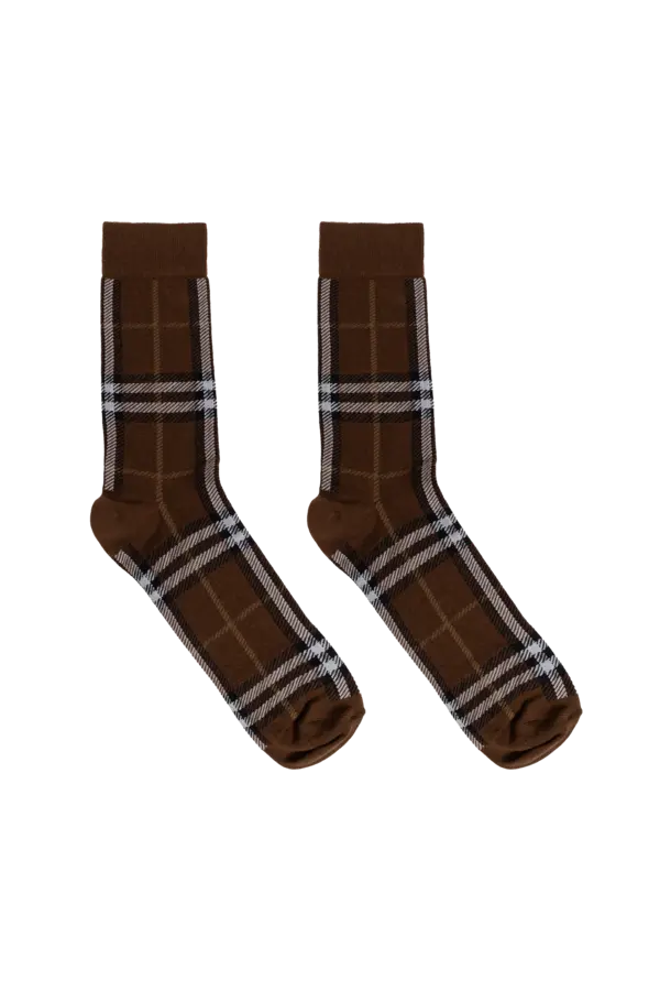 Burberry Tartan Patterned Socks