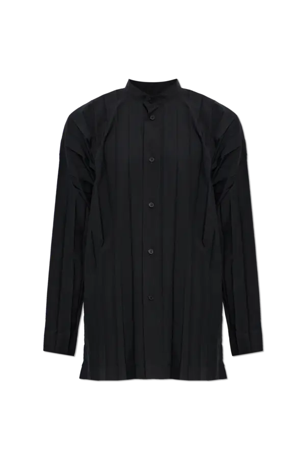 Issey Miyake Pleated Shirt - Black