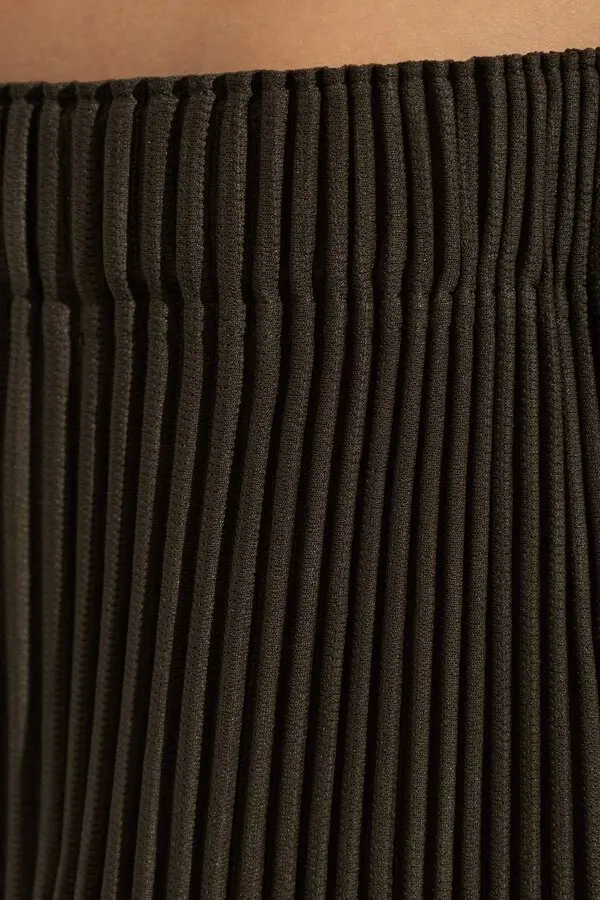 Issey Miyake Pleated Technical Polyester Trousers