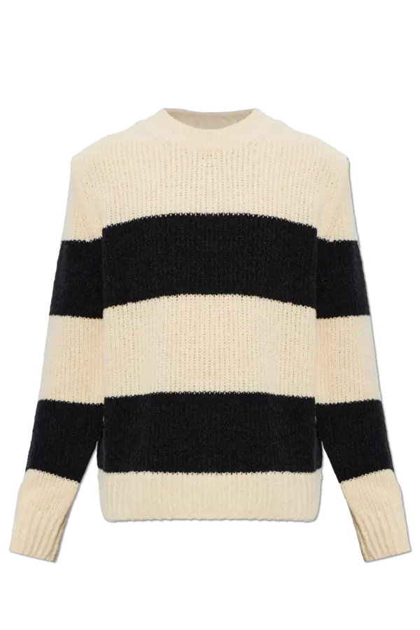Moncler Striped Wool Crewneck Sweater