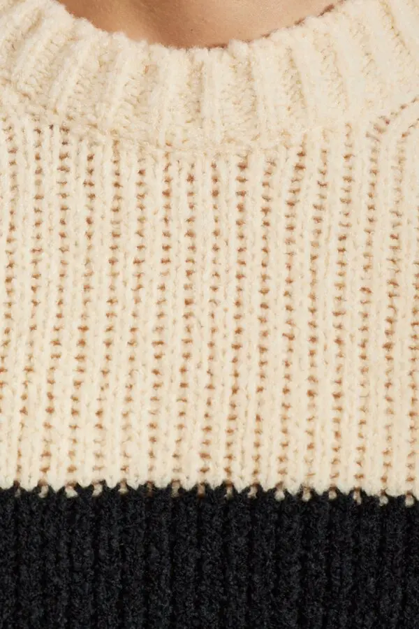 Moncler Striped Wool Crewneck Sweater