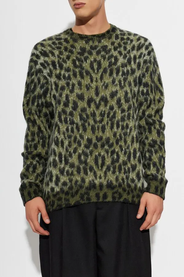 LANEUS Sweater With Animal Motif
