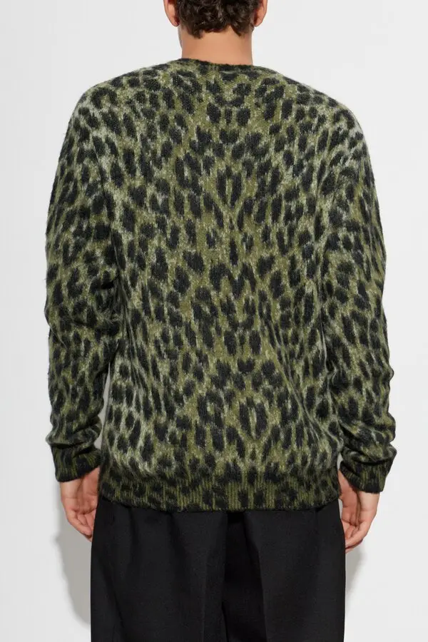LANEUS Sweater With Animal Motif