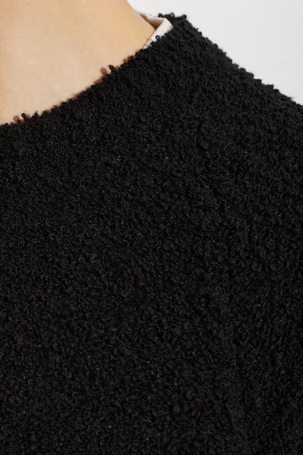 LANEUS Wool Sweater With Long Sleeves