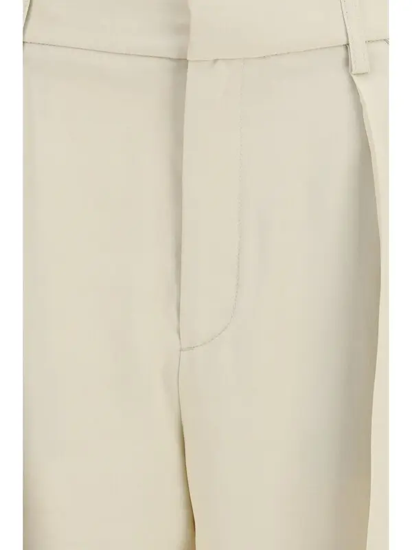 Jacob Cohen Wide Leg Canvas Pants