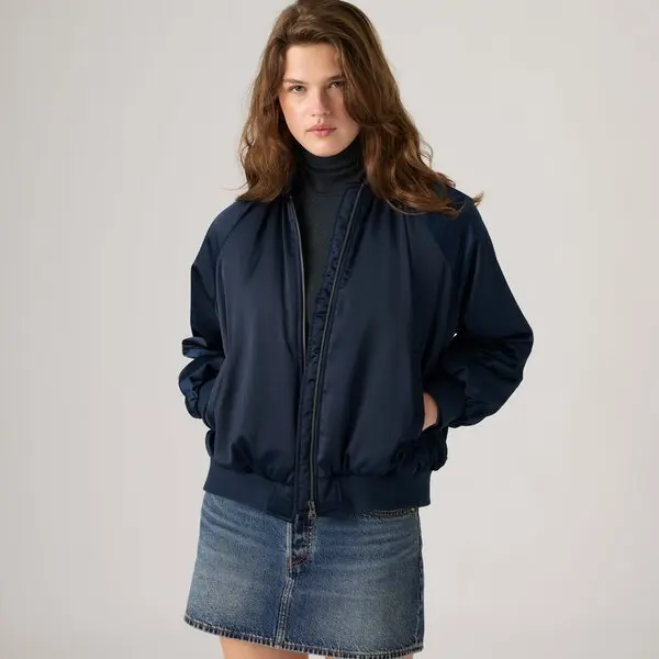 LEVI'S Ruth Bomber Jacket - Navy Blazer