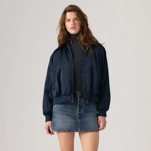 LEVI'S Ruth Bomber Jacket - Navy Blazer