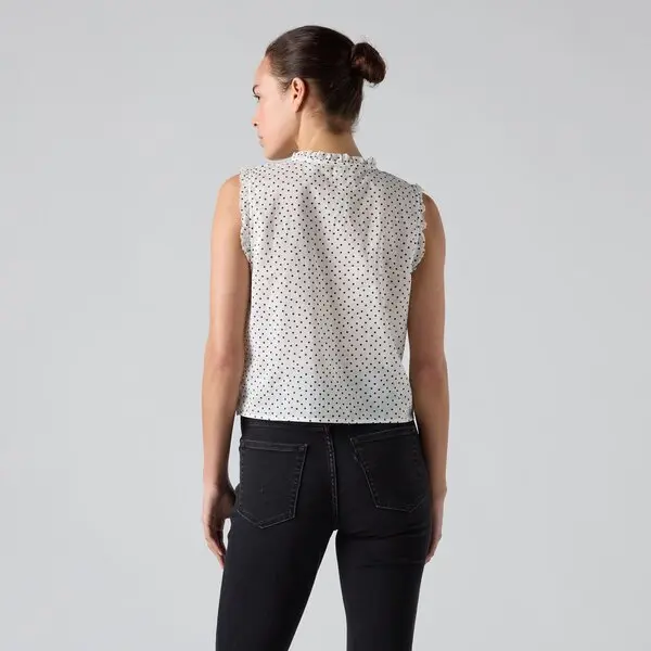 LEVI'S Shelby Slim Blouse With Polka Dot Print