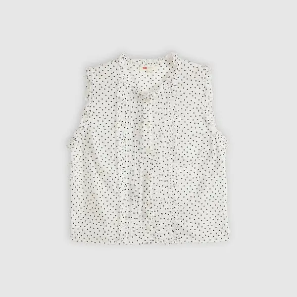 LEVI'S Shelby Slim Blouse With Polka Dot Print