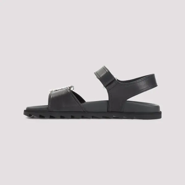 ROGER VIVIER Slidy Viv Strass Sandals