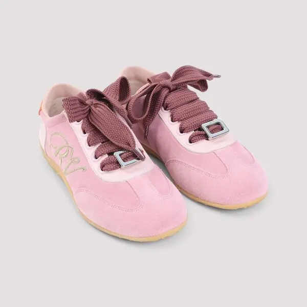 ROGER VIVIER Pink Low Top Sneakers - Multicolor