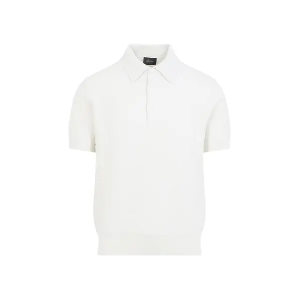 Brioni Cotton And Silk Polo