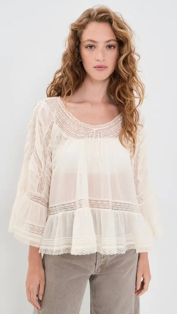 Free People She's A Romantic Top