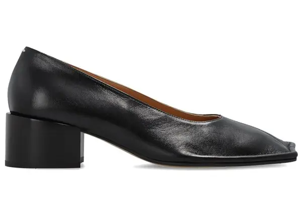 MAISON MARGIELA Piped Pumps H45 Court Shoe - Black
