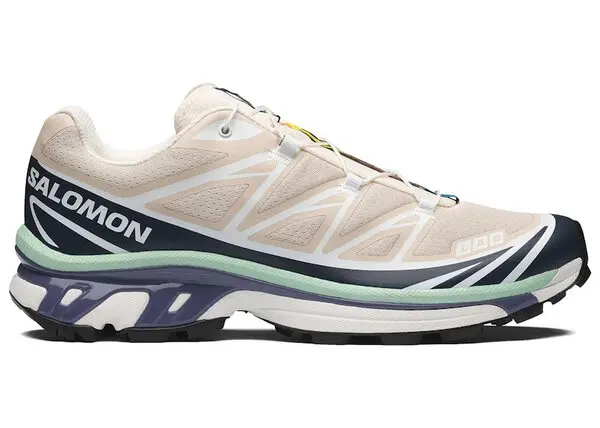 SALOMON Xt6 Low Top Sneakers - Tapioca/spellbound/lichen