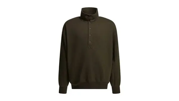 DAIWA PIER39 Half Button Closure Sweatshirt