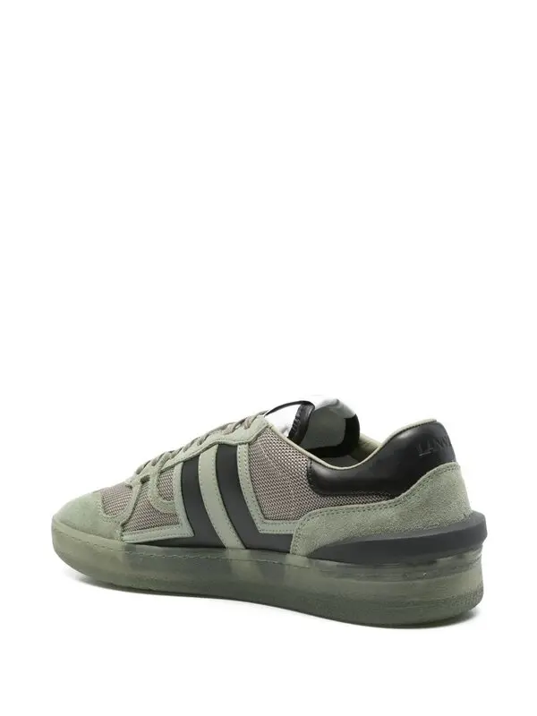 LANVIN Clay Lace-up Sneakers - Green