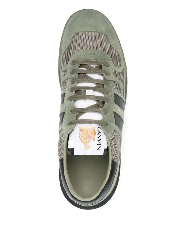 LANVIN Clay Lace-up Sneakers - Green