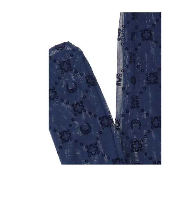 MARINE SERRE Logo Jacquard Mesh Socks