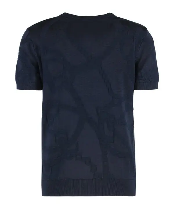 Ralph Lauren Textured Short-sleeve Knitted Top