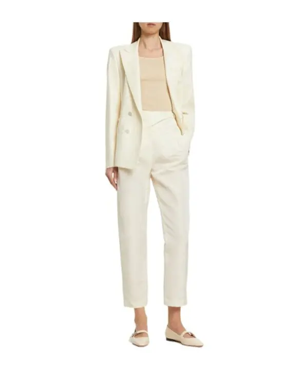 BLAZÉ MILANO Shamrock Cream Basque Pants
