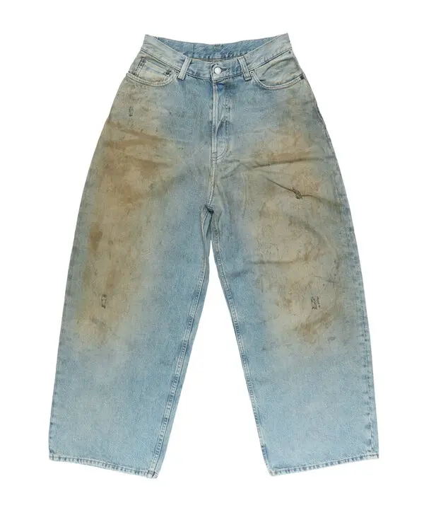 Acne Studios Rhinestone Embellished Baggy Jeans