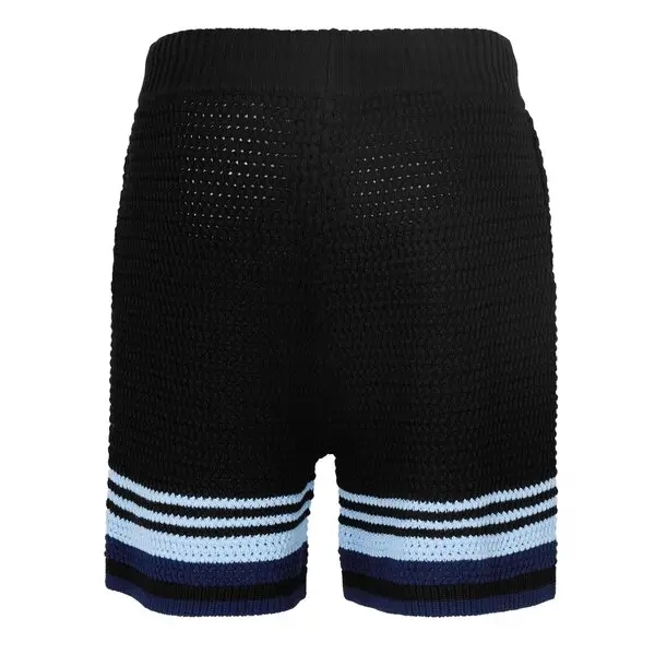 Casablanca Crochet Shorts - Black
