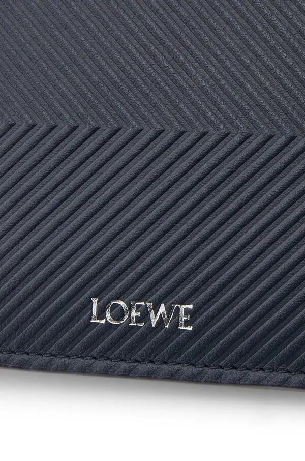 Loewe Bifold Wallet In Textured Classic Calfskin