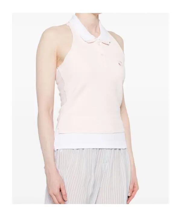 Alexander Wang Sleeveless Layered Polo Top