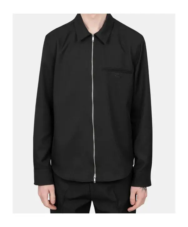 COURREGES Zipped Twill Shirt