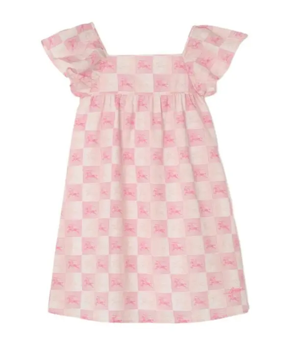 Burberry Checked Cotton Dress