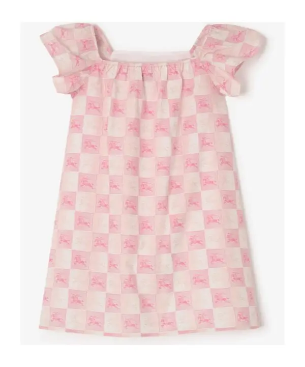 Burberry Checked Cotton Dress