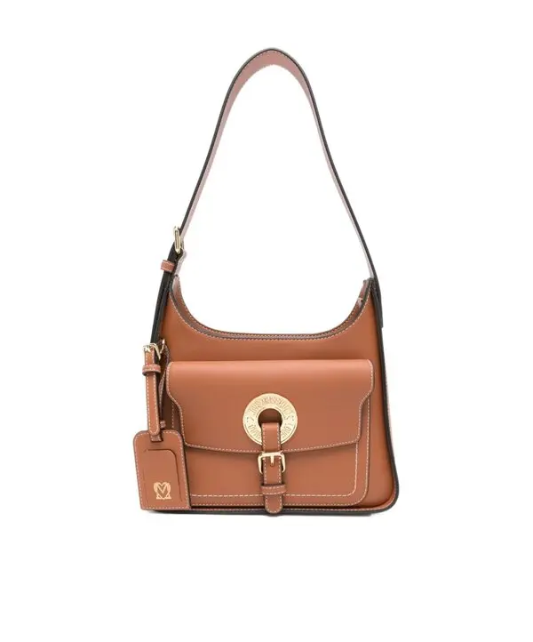 Moschino Love Logo-plaque Zipped Shoulder Bag