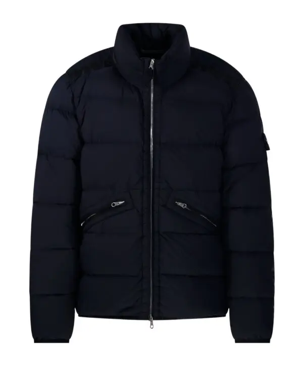 Stone Island High-neck Zip Up Coat